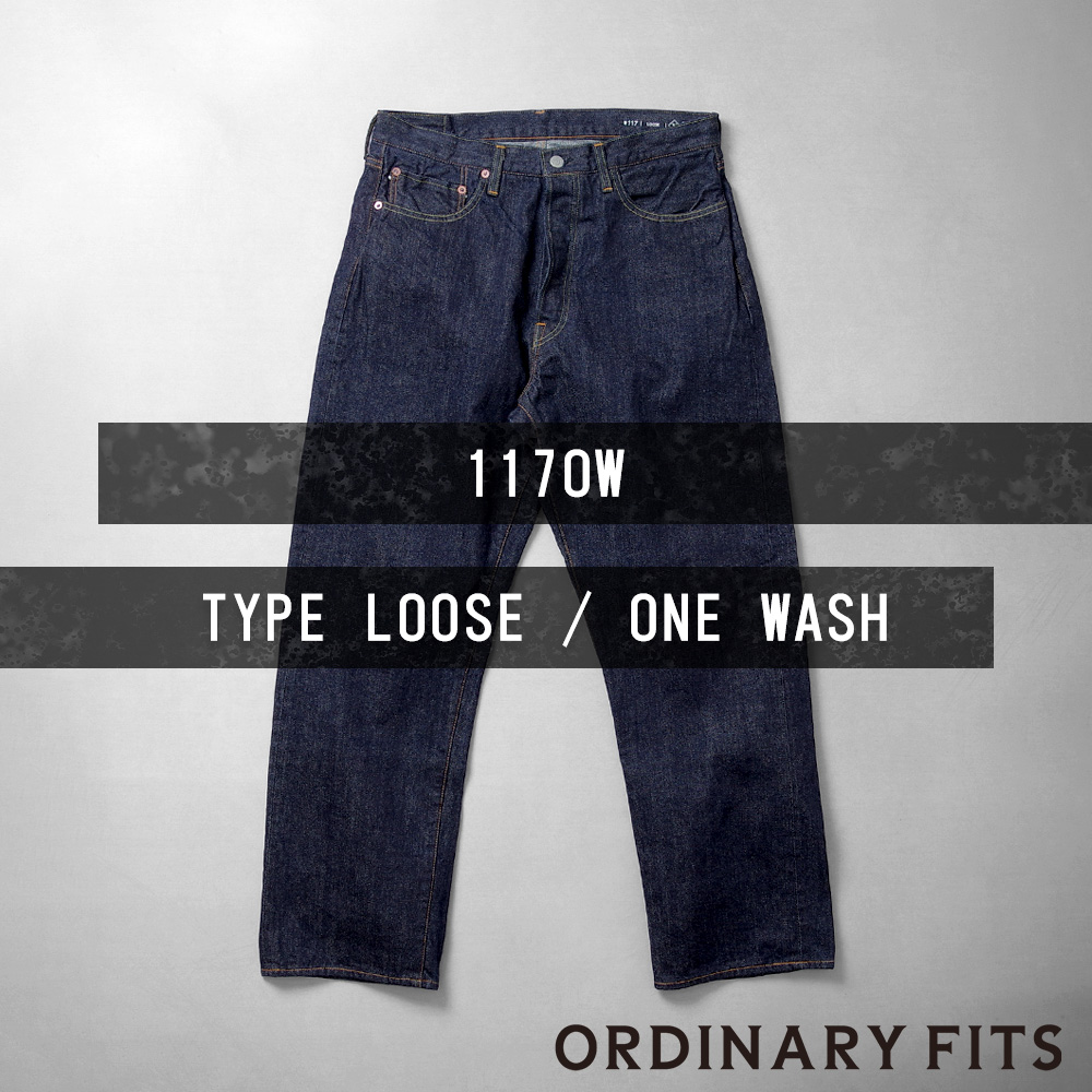 Ordinary fits ORDINARY FITS (オーディナリーフィッツ) 5PKT JEANS 117 TYPE LOOSE ONE ...