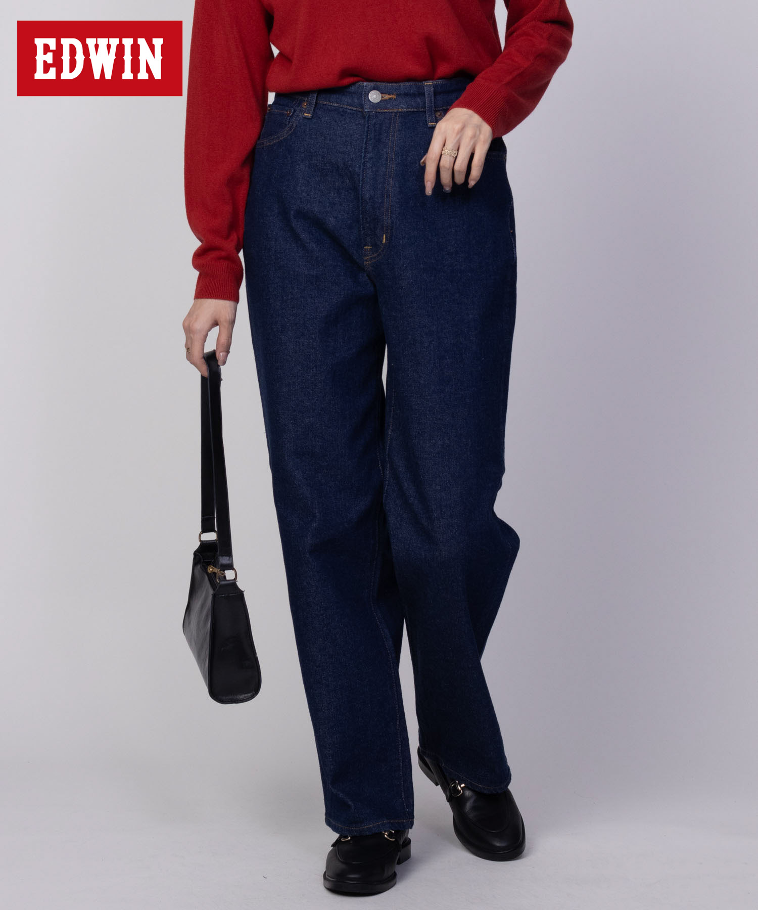 EDWIN エドウィン デニムパンツ essentials レディース ストレッチ ジーンズ ジーパン ボトムス : Mac-House(マックハウス) - 通販 - Yahoo!ショッピング