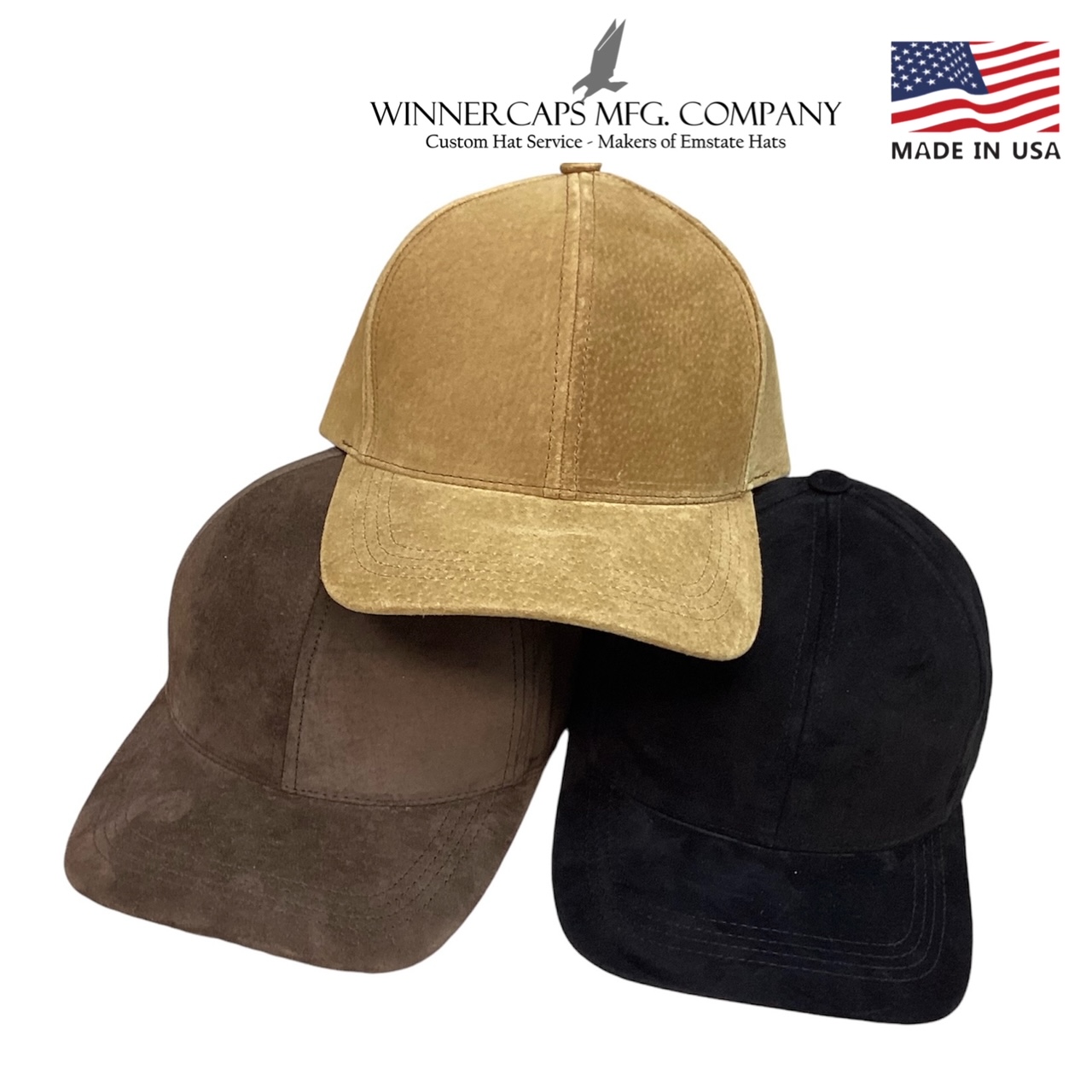 アメリカ製 送料無料 Emstate by Winner Caps【エムステートバイウィナーキャップス】SUEDE B.B CAP スエード ...