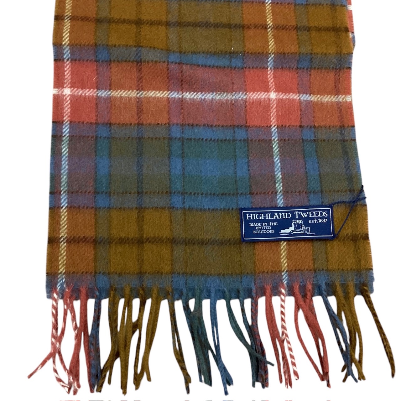 イギリス製 送料無料 HIGHLAND TWEEDS【ハイランドツイード】BRONTE【ブロンテ】A.BUCHANAN マフラー スカーフ ...