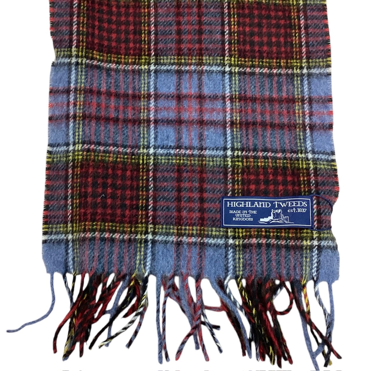 イギリス製 送料無料 HIGHLAND TWEEDS【ハイランドツイード】BRONTE【ブロンテ】ANDERSON マフラー スカーフ メンズ ...