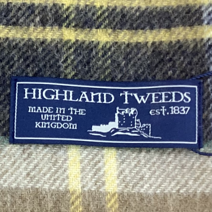 イギリス製 送料無料 HIGHLAND TWEEDS【ハイランドツイード】BRONTE【ブロンテ】WOOD HOUSE マフラー スカーフ ...