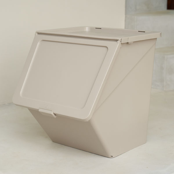 pelican garbee（stacksto.） ゴミ箱 45リットル おしゃれ 分別 2段 ダストボックス キッチン用 蓋付き 45L 3段 リビング スタックストー stacksto ...