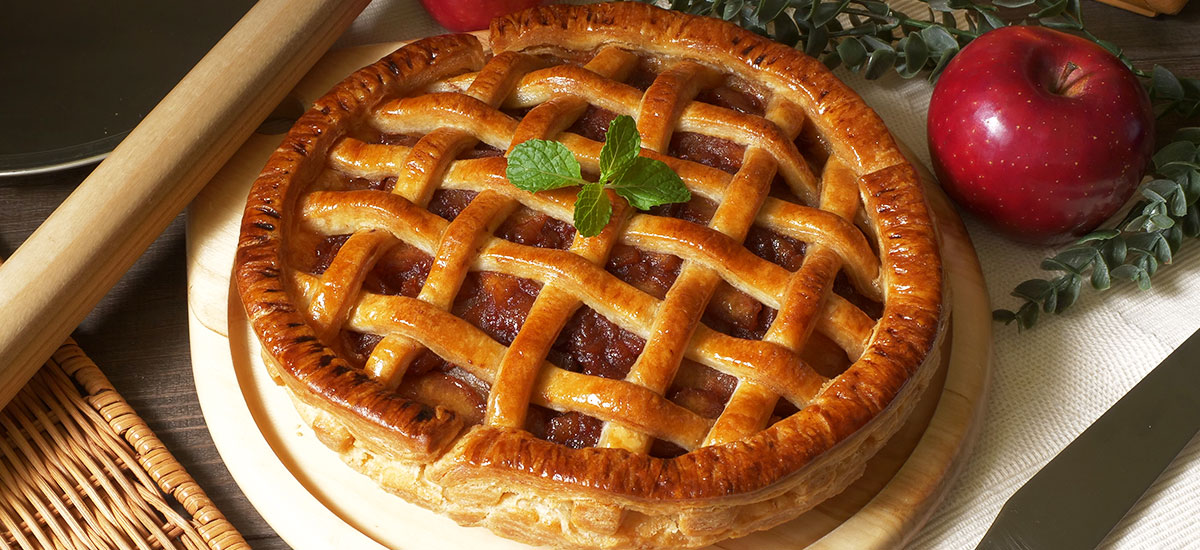 甘酸っぱいリンゴがとろける！パイ皿で焼く香ばしいアップルパイ【ママパンYahoo店!】アメリカの国民的スイーツとして知られるアップルパイ ...