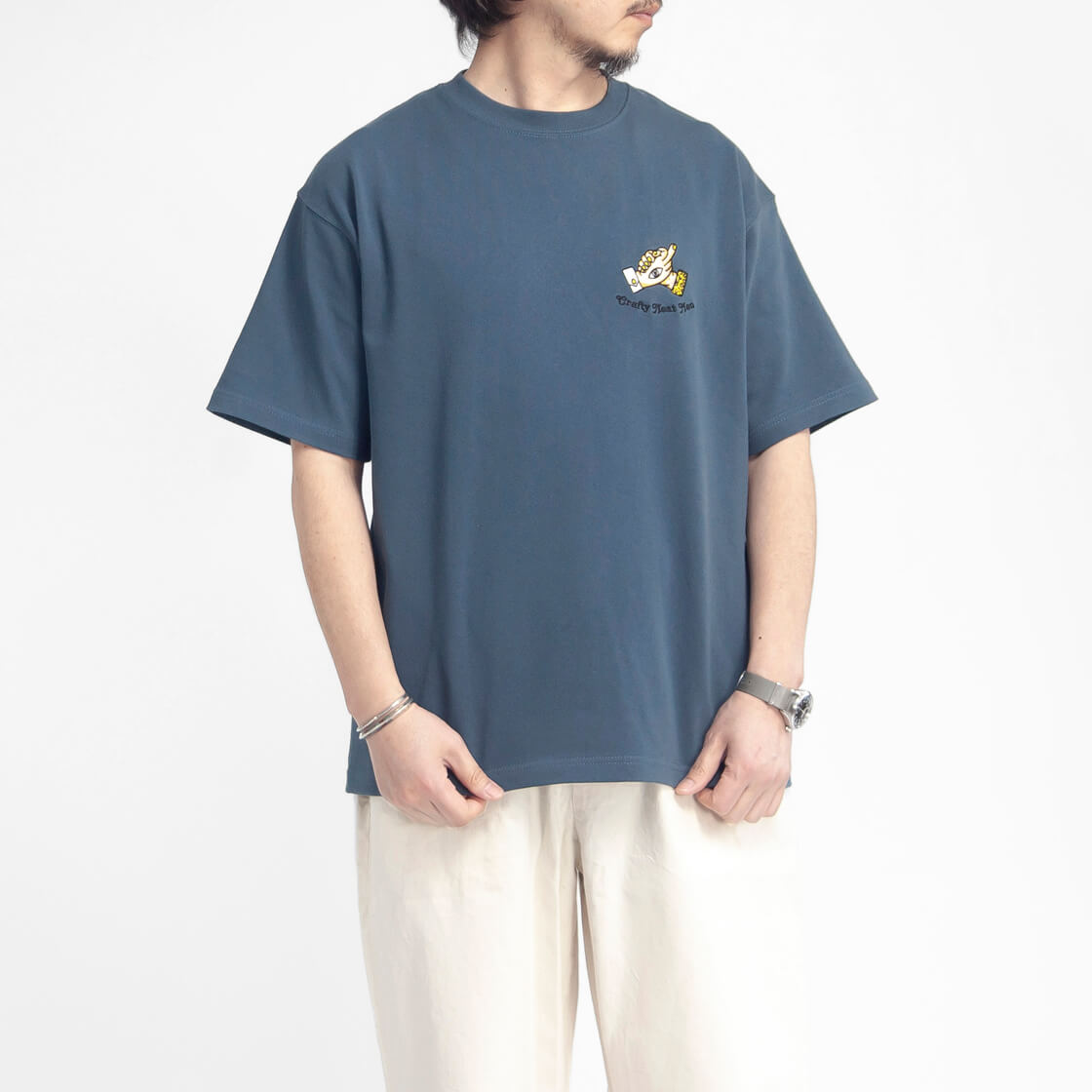 マレッド Mared 9.1オンスOE天竺 スーパーヘビーウエイト ハンドシェイク 刺繍Tシャツ メンズ : MARC ARROWS(マーク ...