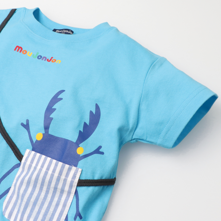 moujonjon 25夏SALE30%OFF価格 子供服 (ムージョンジョン) カブト虫・クワガタポシェット半袖Tシャツ M34852 : こどもの森e-shop Yahoo!店 - 通販 ...