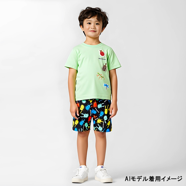 moujonjon 子供服 (ムージョンジョン) 昆虫プリント半袖Tシャツ 80cm 90cm 100cm 110cm 120cm M34853 : こどもの森e-shop Yahoo!店 ...