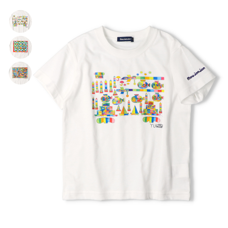 moujonjon 子供服 (ムージョンジョン) 「Neyanosato×moujonjon」プリント半袖Tシャツ 90cm 100cm 110cm 120cm M34898 : こどもの森e ...