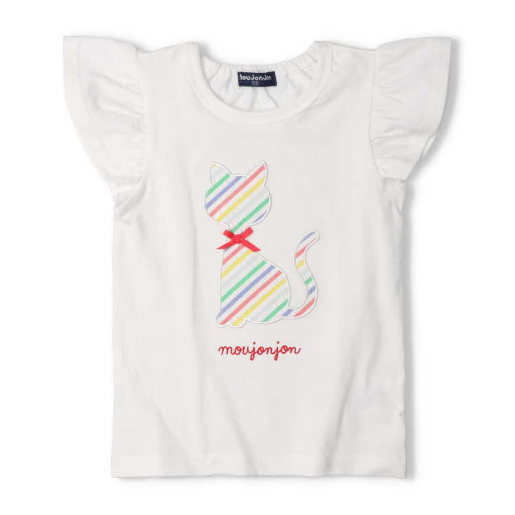 moujonjon 25夏SALE20%OFF価格 子供服 (ムージョンジョン) ねこ・りんごアップリケ半袖Tシャツ M44873 : こどもの森e-shop Yahoo!店 - 通販 ...