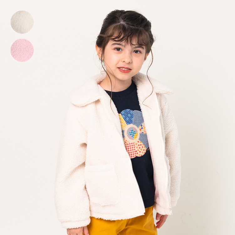 moujonjon 24秋冬SALE30%OFF価格 (ムージョンジョン) 襟付きボアジャケット 90cm〜140cm M62102 : こどもの森e-shop Yahoo!店 - 通販 ...