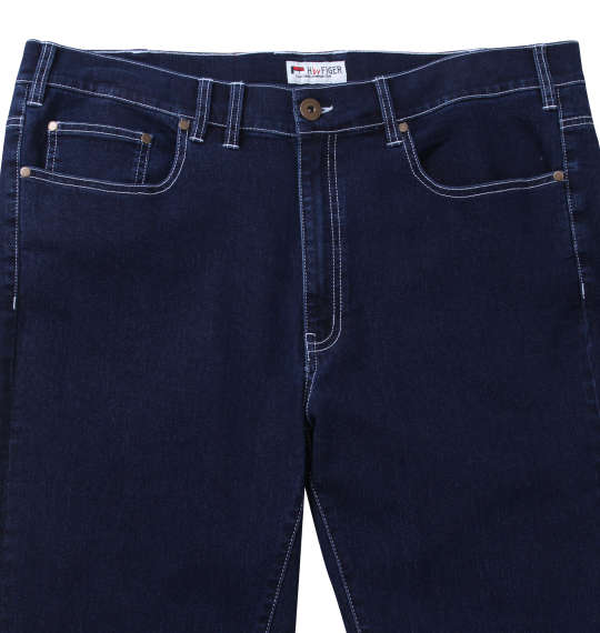 大きいサイズ H by FIGER ストレッチデニムパンツ 100 105 110 115 120
