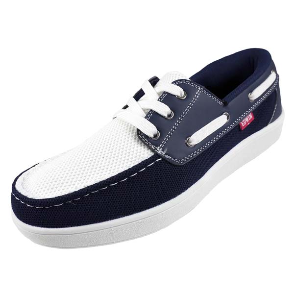 EDWIN エドウィン デッキシューズ EDW-7086 超軽量 スリッポン ドライビング シューズ スニーカー シンプル カジュアル メッシュ メンズ 送料無料 : クリックマーケット ...