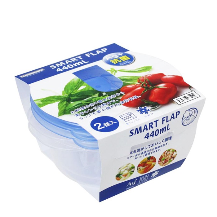 スマートフラップ 丸型 S 440mL（2個入）ブルー/ 岩崎工業 :4901126104725:街の雑貨屋さん Yahoo!店 - 通販 - Yahoo!ショッピング