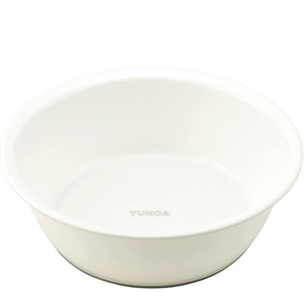 湯おけ 滑り止め付 YUNOA 底ゴム付き（1個入）ホワイト/ レック : 街の雑貨屋さん Yahoo!店 - 通販 - Yahoo!ショッピング