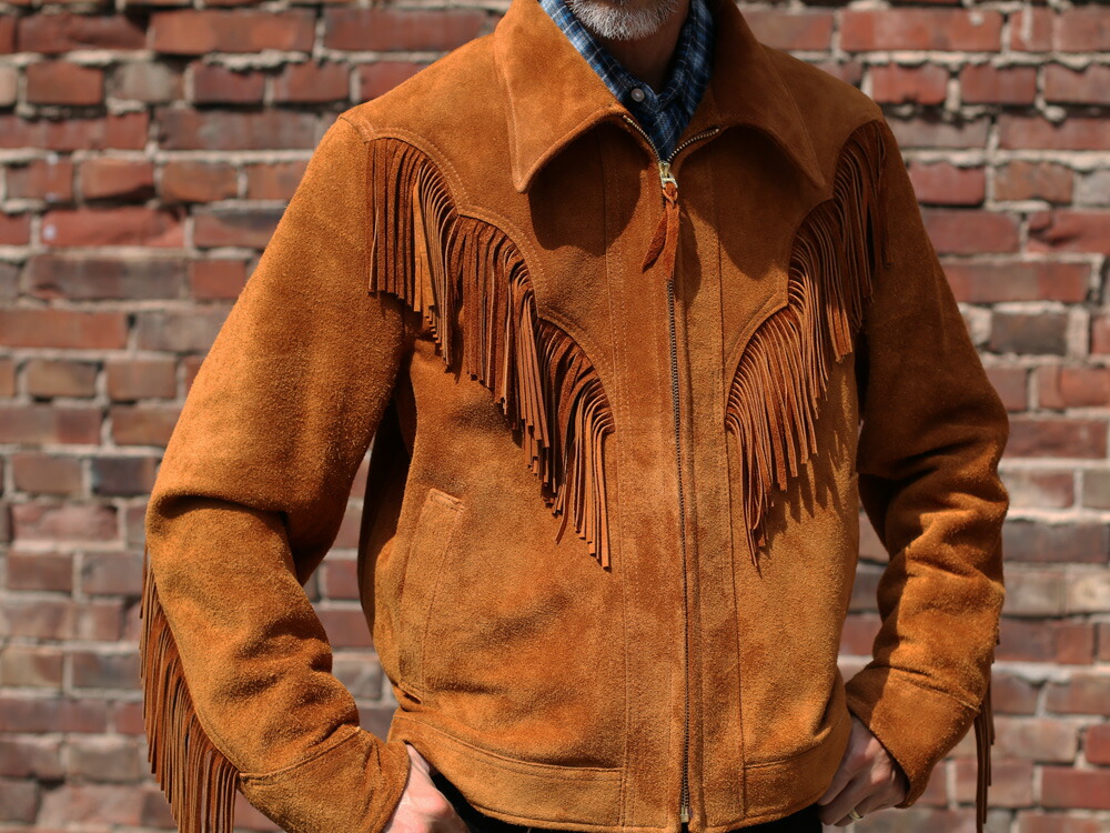 Y'2 LEATHER ワイツーレザー STEER SUEDE FRINGE JACKET WJ-01 Y'2 LEATHER ワイツーレザー STEER SUEDE FRINGE JACKET WJ-01