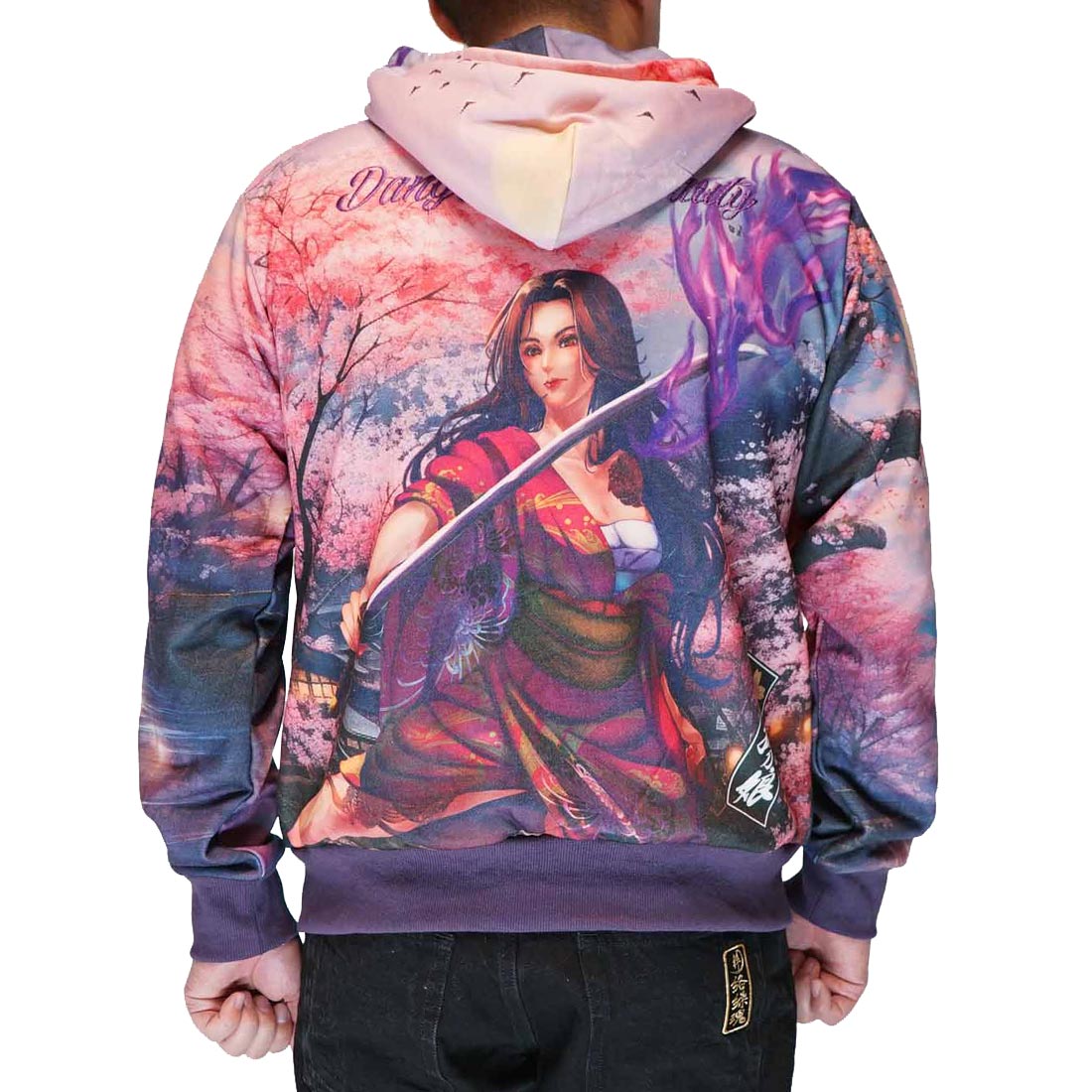 抜刀娘 バットウムスメ 絡繰魂 和柄 パーカー メンズ 美麗 妃那 凛 穂乃花 三人娘 結愛 241871 送料無料 抜刀娘 バットウムスメ 絡繰魂 和柄 パーカー メンズ 美麗 妃那 凛 穂