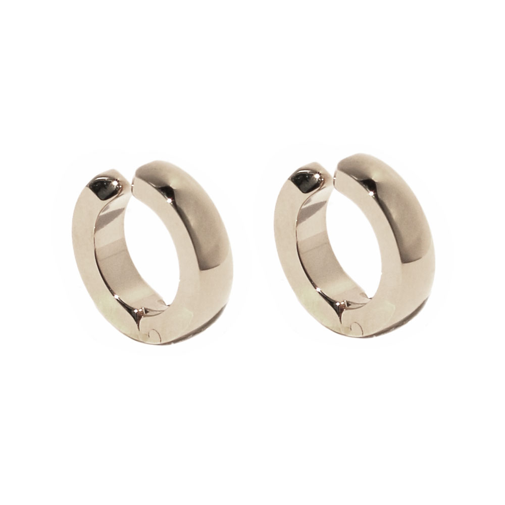 ステンレス イヤリング K18GP クリップ シンプル フープ ゴールド ブラック メンズ イヤカフ プレゼント ワンポイント クリスマス : st-e1 : 日本製 MELODY ...