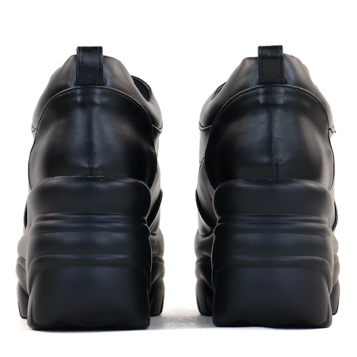 スニーカーブーツ レースアップ レディース 厚底 8cmヒール 美脚 No.1652 22.5-25.0cm 黒 ブラック LOVEHUNTER ラブハンター :155-1652:靴のジール ...