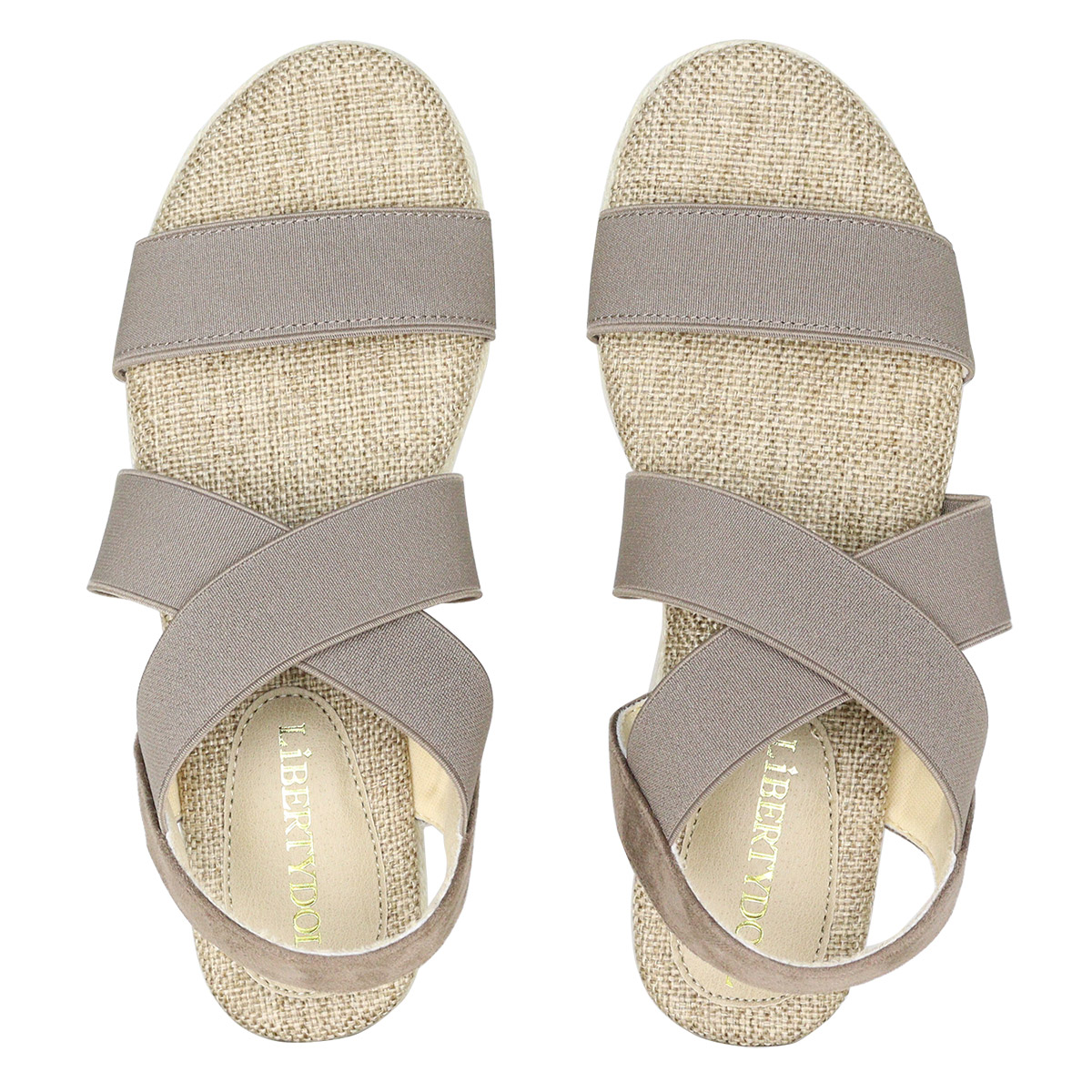 LibertyDoll（リバティードール） サンダル レディース 歩きやすい ローヒール 3.5cm ジュート 柔らかい 春 夏 22-25cm No.4089 セット割引対象1足税込3300 ...