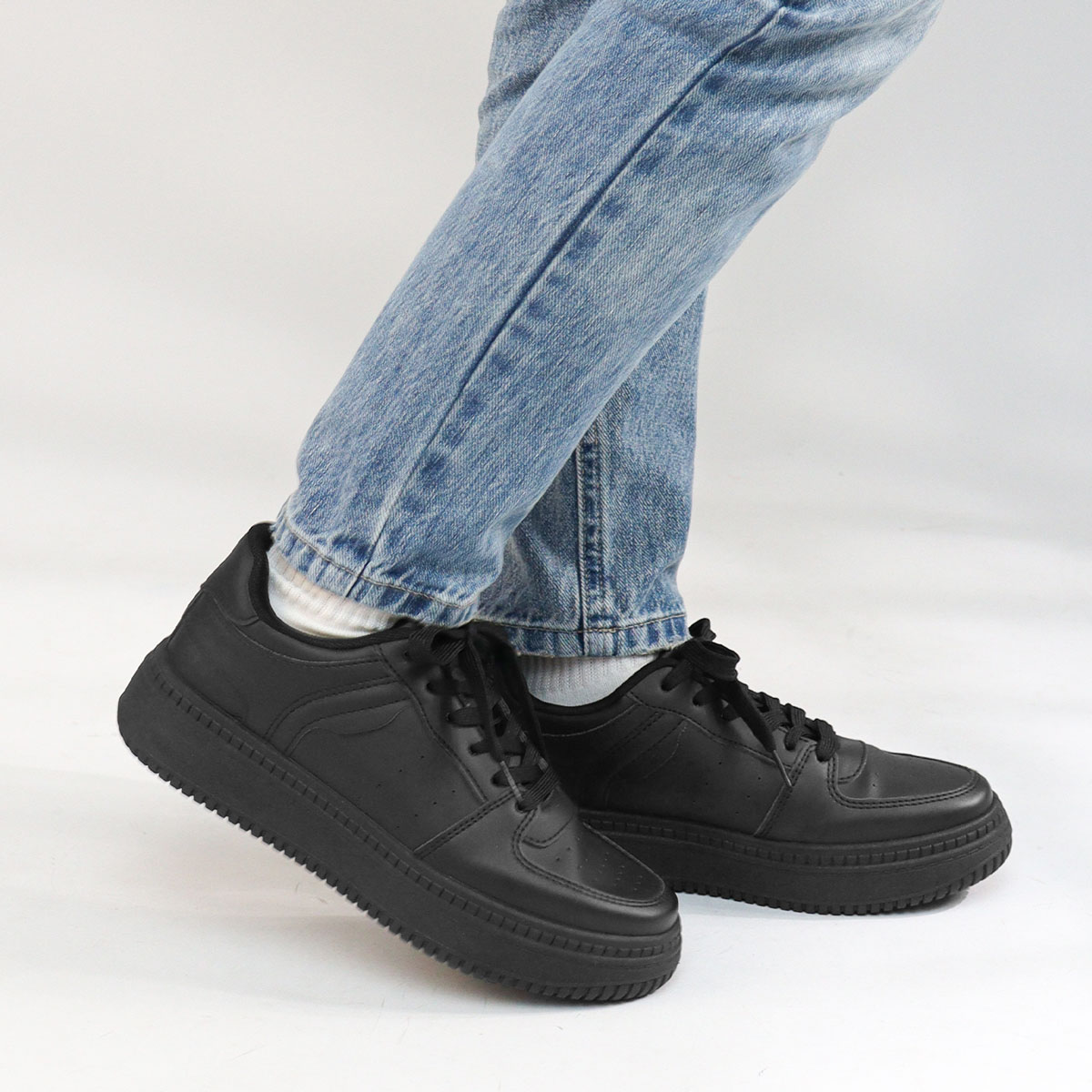 Dedes コートスニーカー メンズ レディース ユニセックス ローカット 4cmヒール 合皮 No.6380 23cm-27cm デデス ポイント利用 セット割引対象1足税込3025円 ...