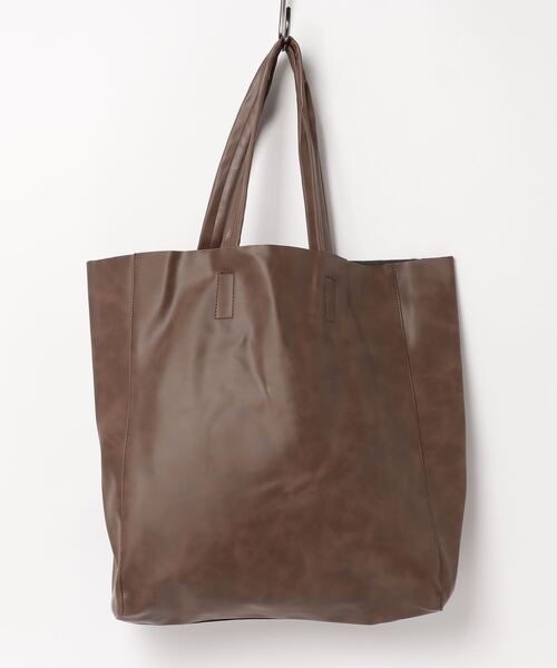 超軽量 大容量 トートバッグ PUレザー 無地 A4サイズ 通勤 通学 男女兼用 : メンズファッション - 通販 - Yahoo!ショッピング