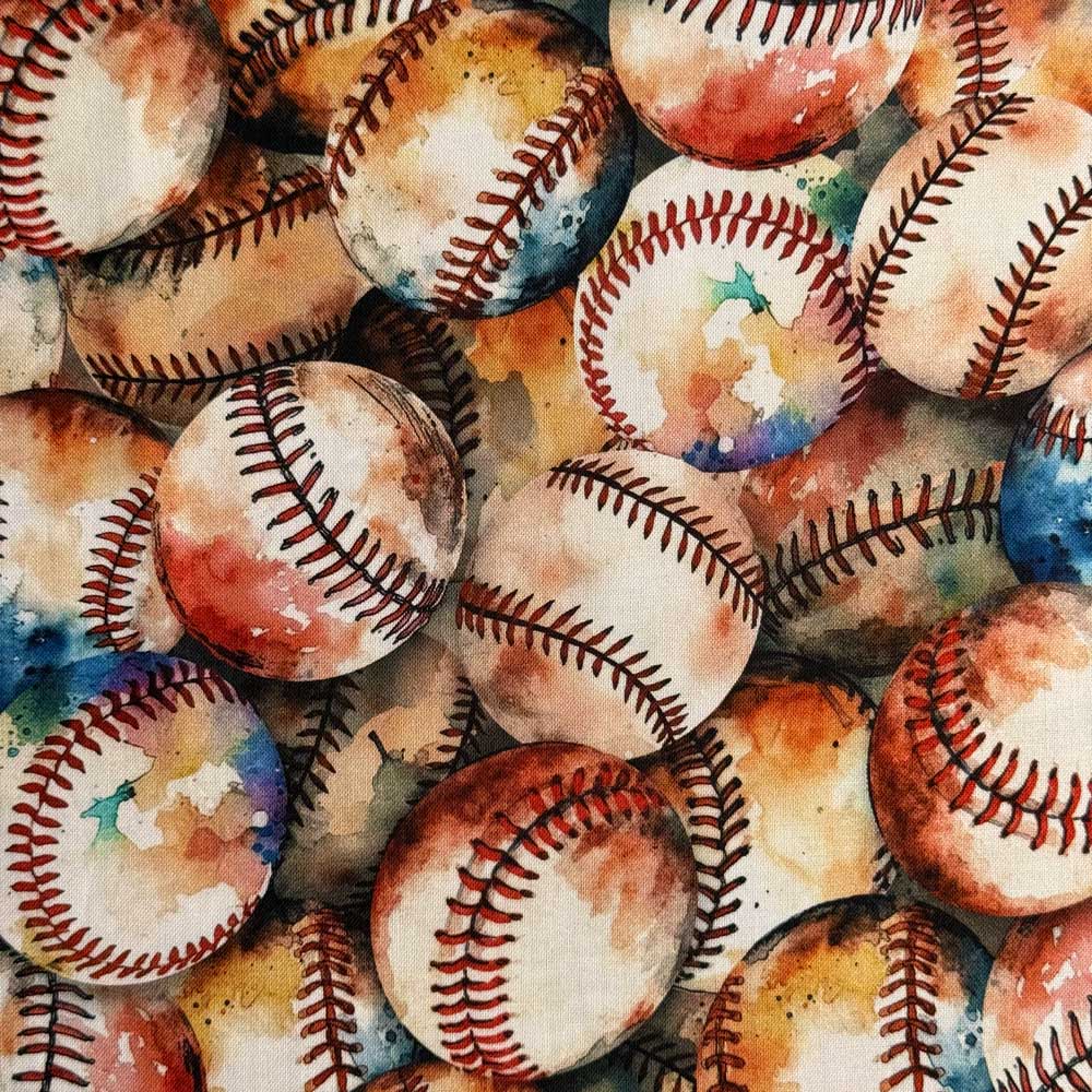 USAコットン 野球 Vintage from Game Day Baseball(ベースボールゲームデイ ビンテージ)シーチング生地 ...