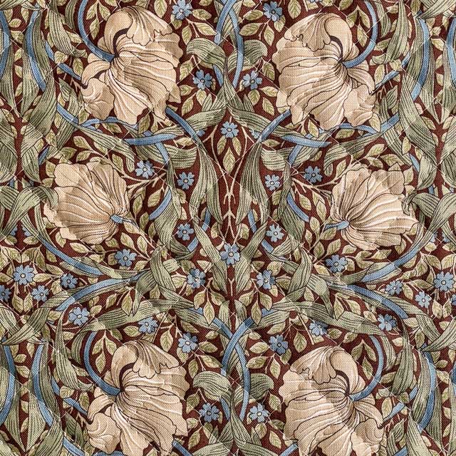 moda fabrics William Morris ウィリアムモリス シーチングキルティング生地＜Pimpernel＞(ピンパネル ...