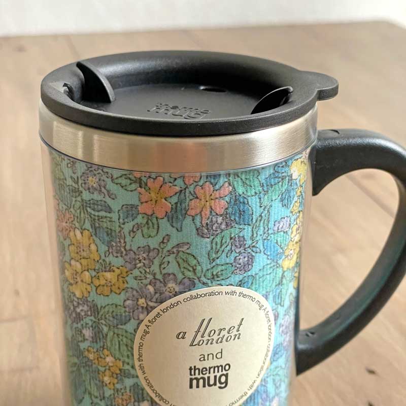 LIBERTYリバティプリント(コーデュロイ)を使ったサーモマグ＜Prince George＞(プリンスジョージ)BLブルー 953638 : ...