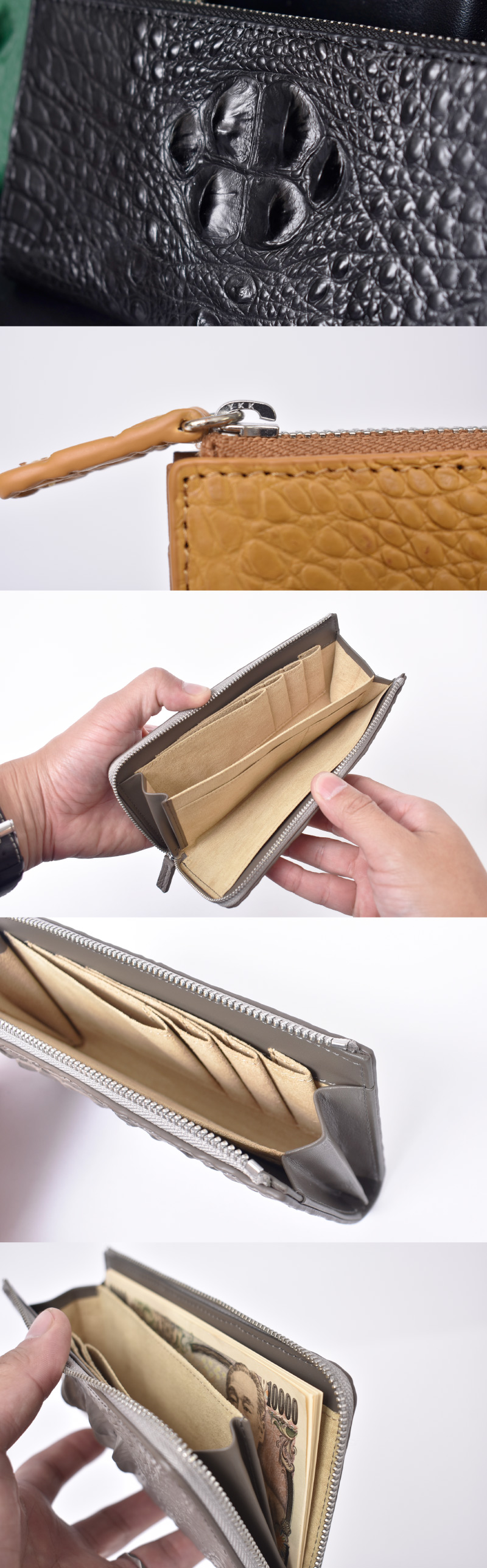 MGSABLE 長財布 クロコダイル メンズ ワニ革 鰐革 本物 MGSABLE 長財布 クロコダイル メンズ ワニ革 鰐革 本物