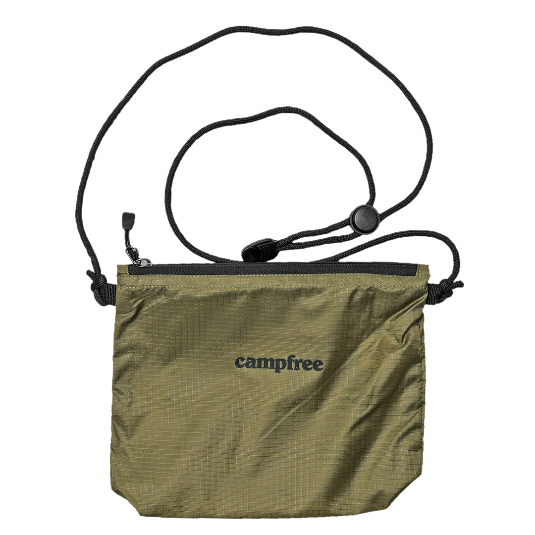 サコッシュ メンズ レディース ポーチ 横型 小さめ 小さい コサッシュ ナイロン ショルダーポーチ ポシェット CAMPFREE 22374 ...