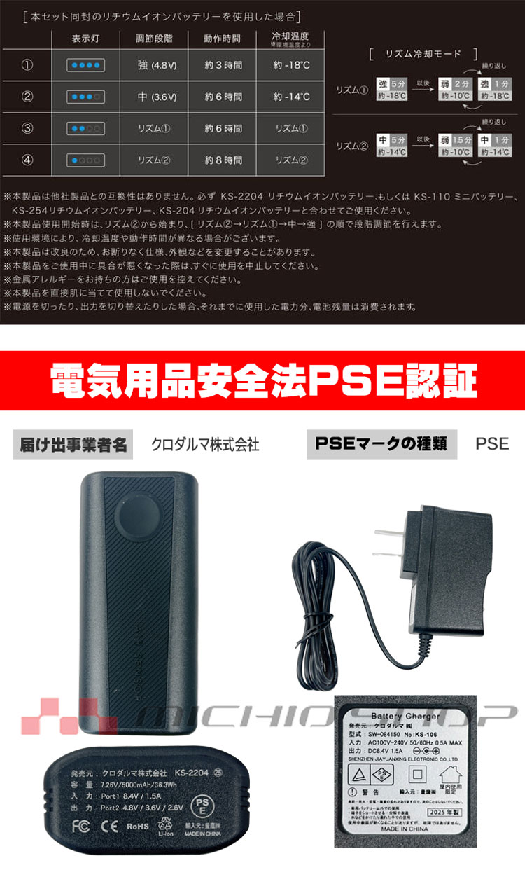 クロダルマ（KURODARUMA） クーラーベスト＆ペルチェデバイス