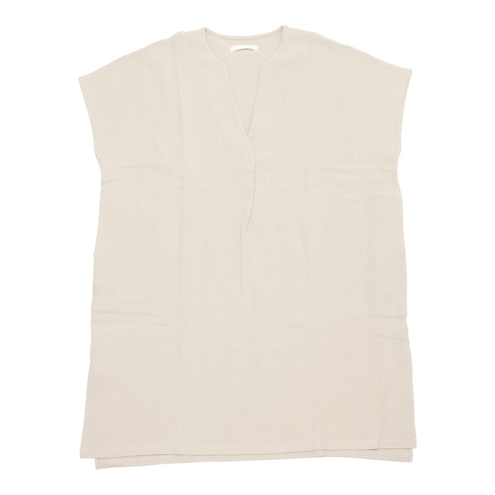 evam eva（エヴァムエヴァ） linen cotton poncho E253T039 : MIDLAND