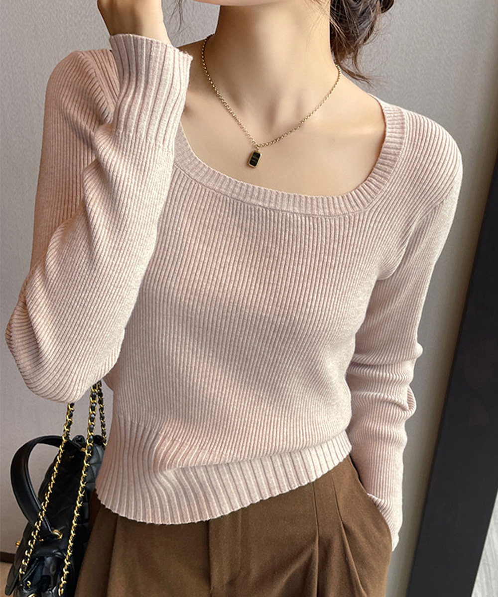 miniministore ニットトップス スクエアネック 春秋冬【ネコポス投函】 : miniministore - 通販 - Yahoo ...