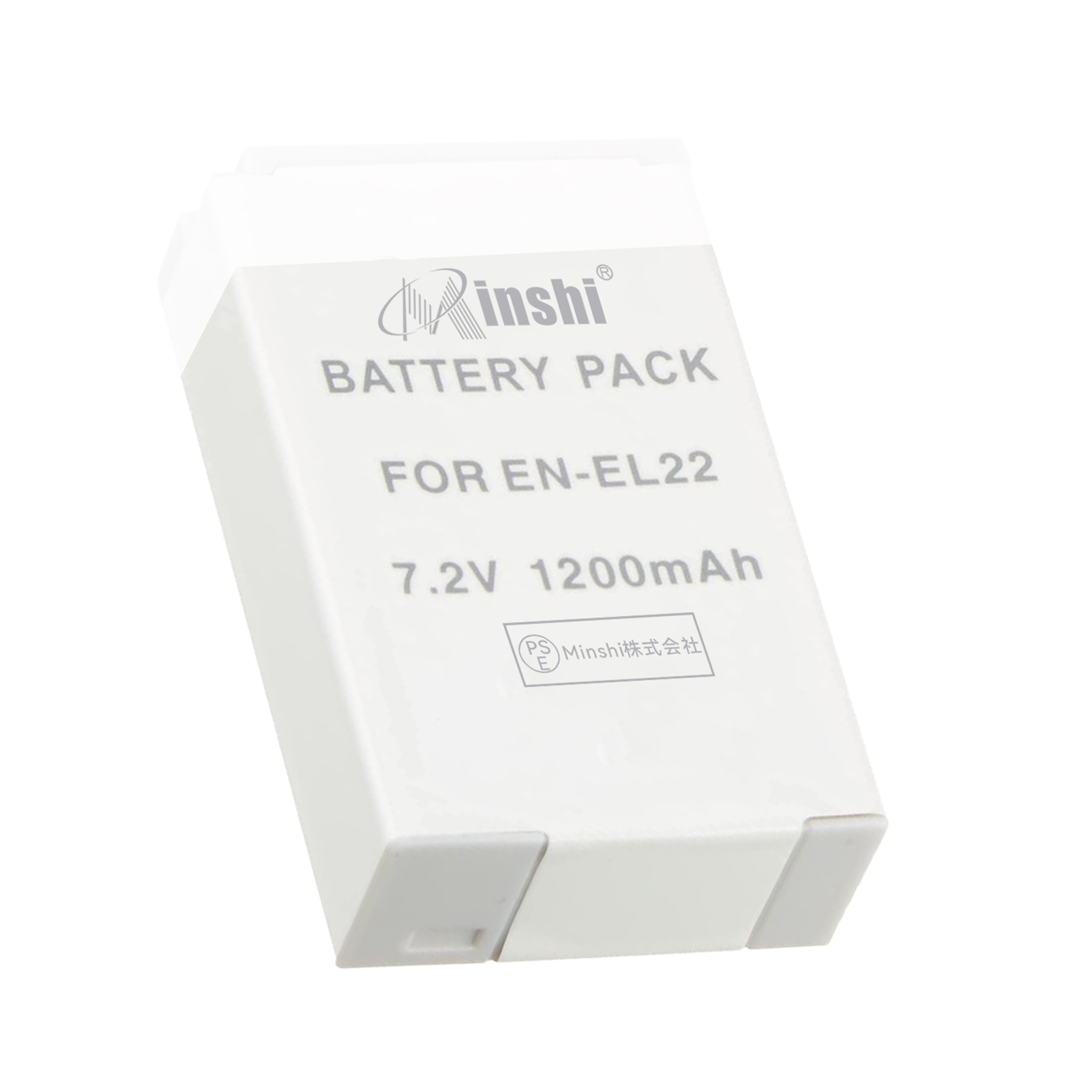 ニコン（Nikon） 【1年保証】minshi Nikon EN-EL22【1200mAh 7.2V】PSE認定済 高品質EN-EL22交換用 ...