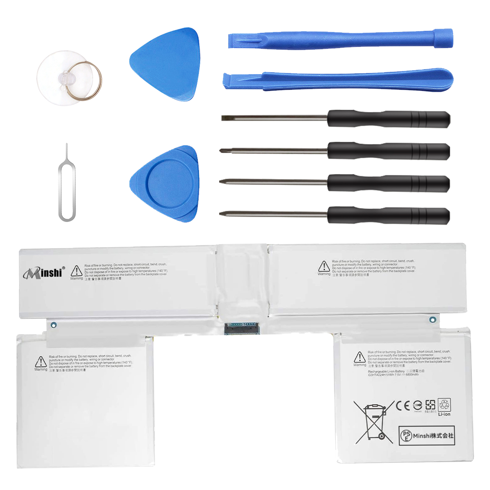 【1年保証】 minshi Microsoft Surface Book GEN2 13.5-inc 対応 互換バッテリー PSE認定済 高品質互換バッテリー ...