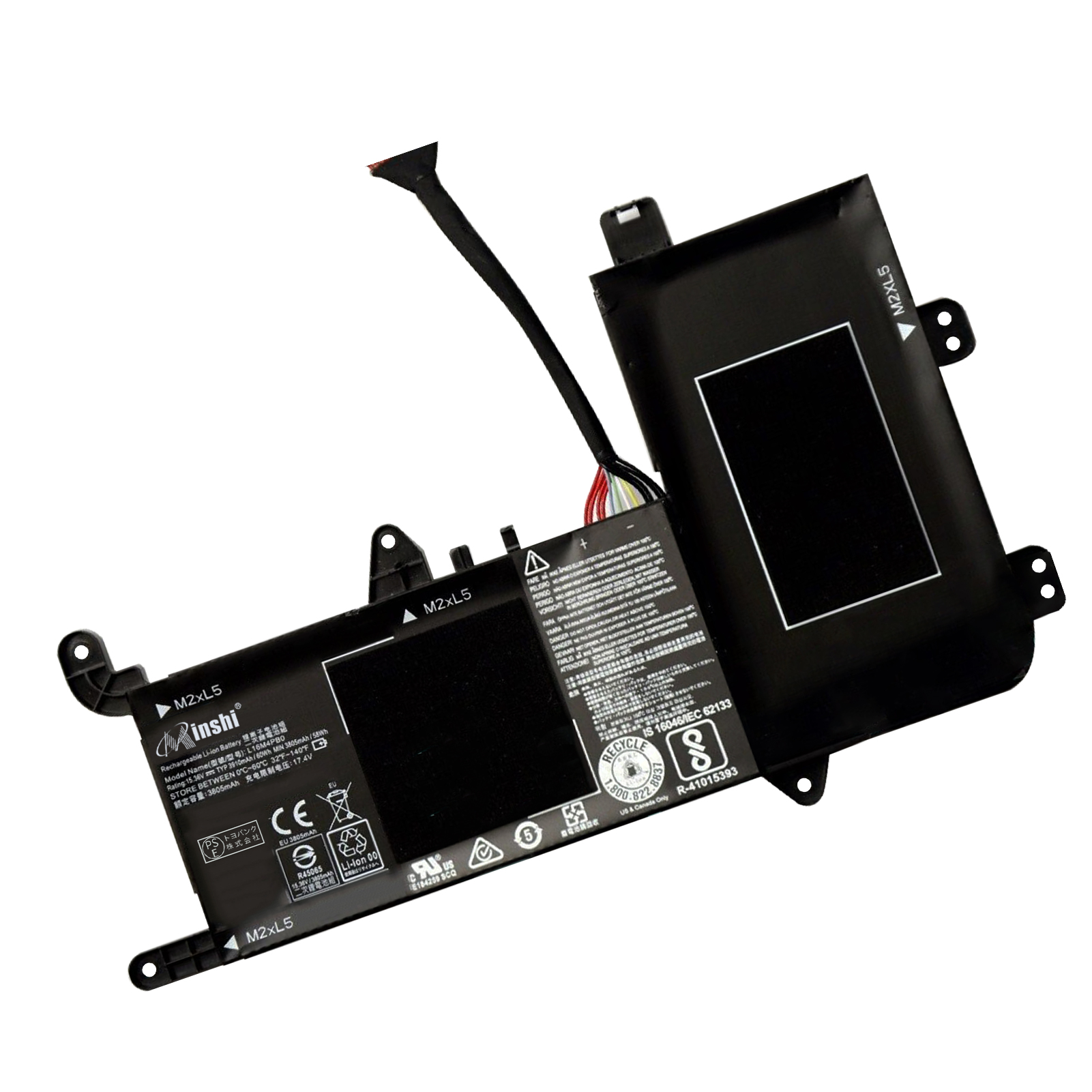 Lenovo Y710-UI(TV TUNER) 大容量互換バッテリパック 3910mAh 15.36V 対応用 1年保証 高性能 PSE認証 ...