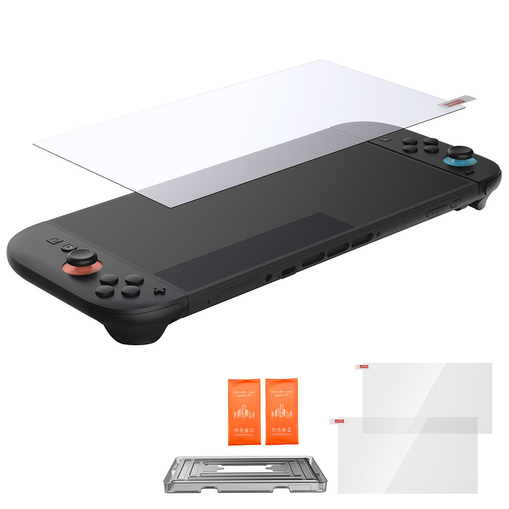 Switch2用 9H 強化ガラスフィルム 1箱2枚入り 選べる2種 HD ブルーライトカット 簡単取り付け アシストケース 高透明度 傷つきにくい : 未来ネットワーク - 通販 ...