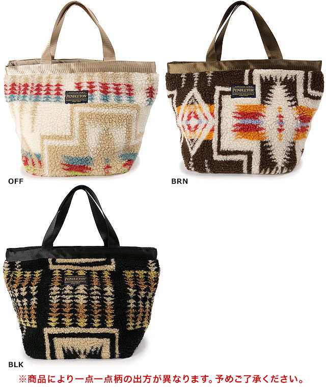 PENDLETON ペンドルトン ボアトートバッグ PDT-000-233016 FW23 BOA TOTE メンズ・レディース 鞄 手提げバッグ 正規取扱店 : ミスチーフ - 通販 ...