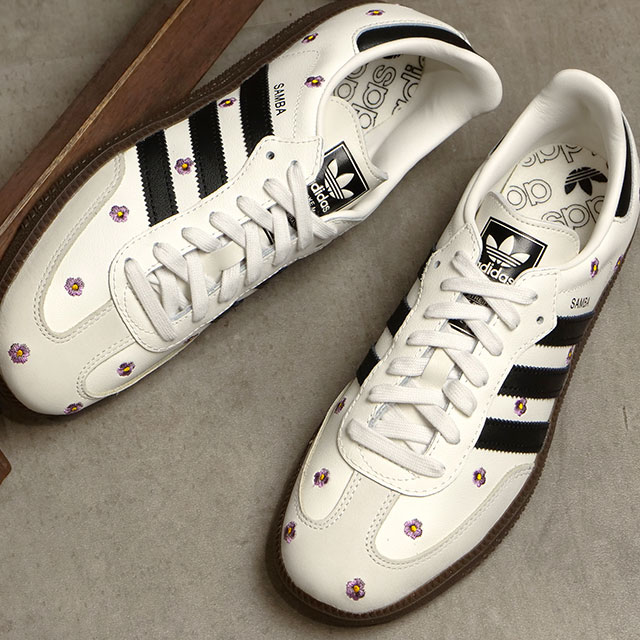adidas Originals アディダスオリジナルス スニーカー サンバ OG ウィメンズ NIZ70 IF4398 SAMBA W 刺繍 ...