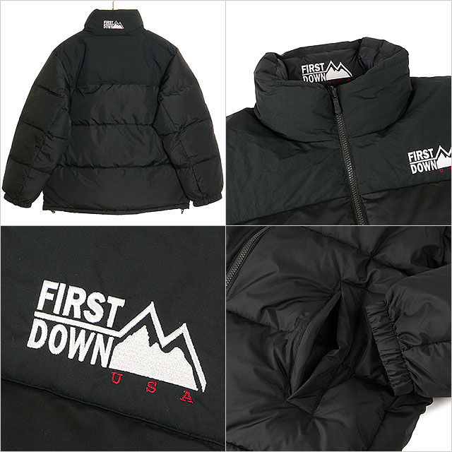 FIRST DOWN ファーストダウン バブル ダウンジャケット マイクロフト F742001-06 BUBBLE JKT MICROFT メンズ アウター 定番 リバーシブル 撥水 正規取扱 ...
