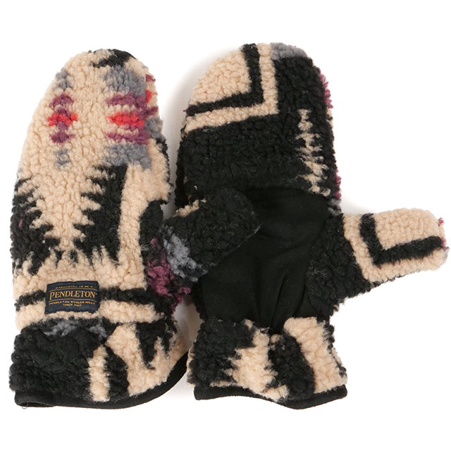 PENDLETON ペンドルトン ボアミトン PDT-000-243030 FW24 BOA MITTEN メンズ・レディース 手袋 フリースグローブ 防寒 正規取扱店 : ミスチーフ ...