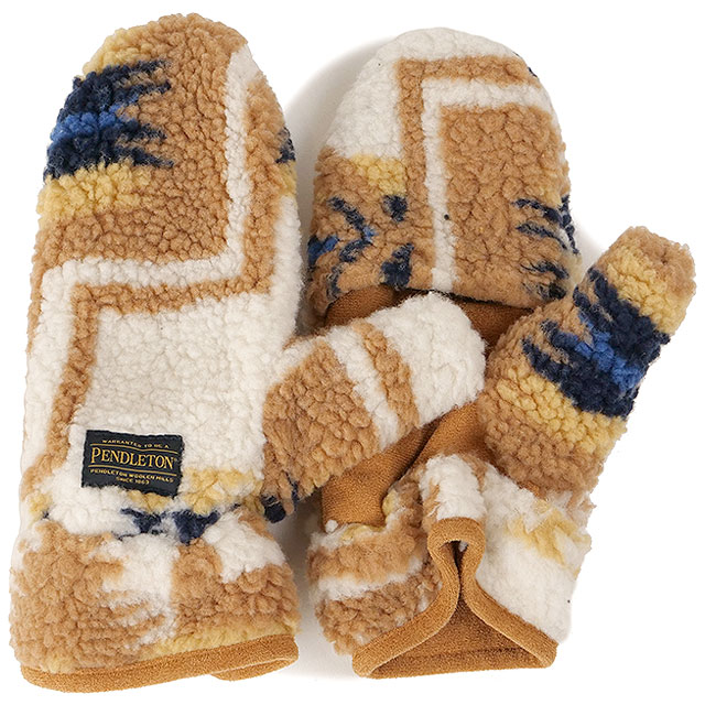 ペンドルトン PENDLETON ボアミトン PDT-000-243030 FW24 BOA MITTEN メンズ・レディース 手袋 フリースグローブ 防寒 : 10080183 ...