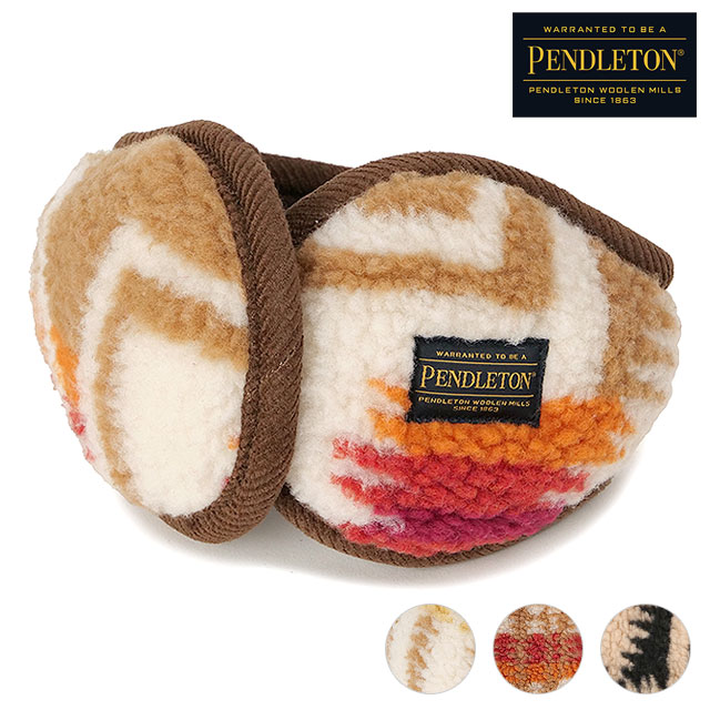 PENDLETON ペンドルトン ボアイヤーマフ PDT-000-243031 FW24 BOA EAR MUFF メンズ・レディース フリース耳当て イヤーマフラー 防寒 正規取扱店 ...