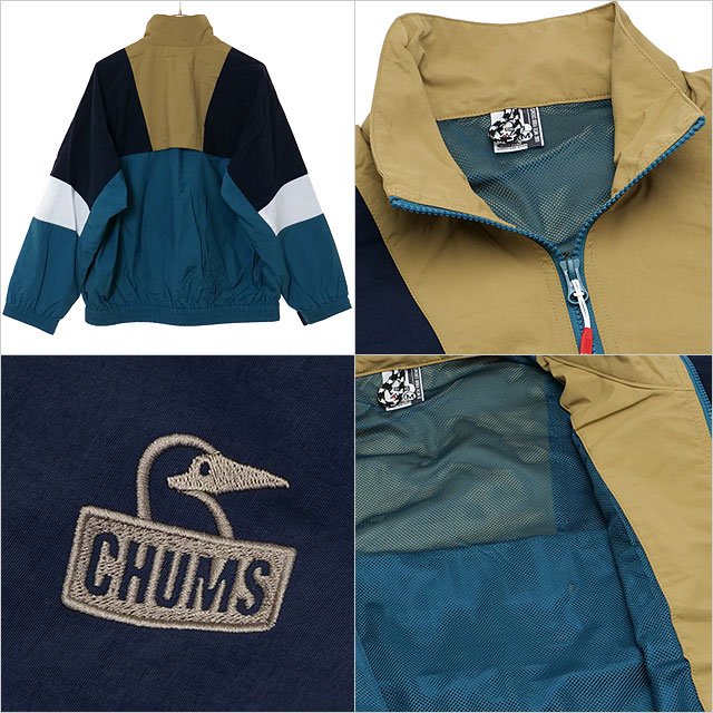 CHUMS チャムス カーンズレトロスポーツジャケット CH04-1450 SS25 M Kearns Retro Sports Jacket メンズ ブルゾン ナイロンジャケット 撥水 正規 ...
