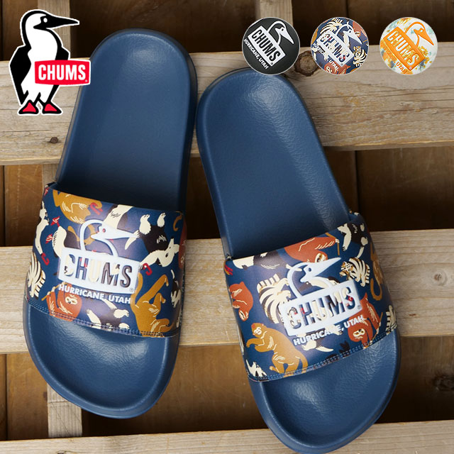 CHUMS チャムス サンダル スプラッシュブービーフェイス スライドオン CH63-1021 SS25 Splash Booby Face ...