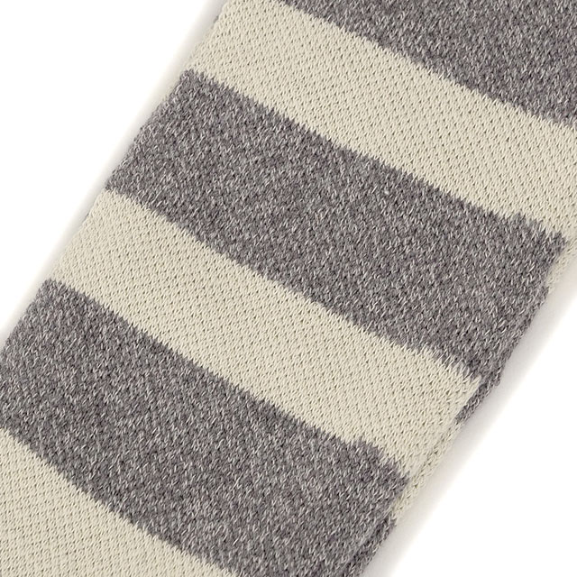 ANDSOX アンドソックス サポートパイルクルー ストライプ 26480 26481 SS25 SUPPORT PILE CREW ...