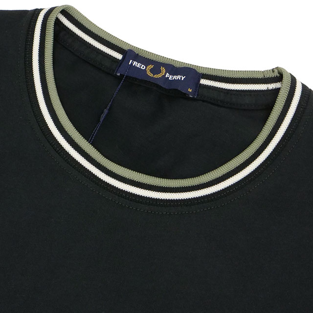 FRED PERRY フレッドペリー ツイン ティップド Tシャツ M1588-Y65 SS25Q2 TWIN TIPPED T-SHIRT ...