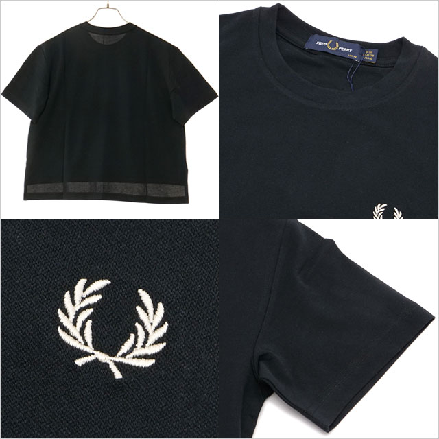 FRED PERRY（フレッドペリー） ピケ Tシャツ G9184-102 SS25Q2 PIQUE T-SHIRT レディース トップス ...