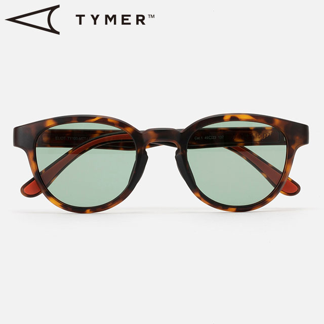 タイマー TYMER サングラス エリオット TY100-MTT-LGR SS25 ELIOT メンズ・レディース アイウェア ボストン Tortoise Light-Green 正規取扱店 ...