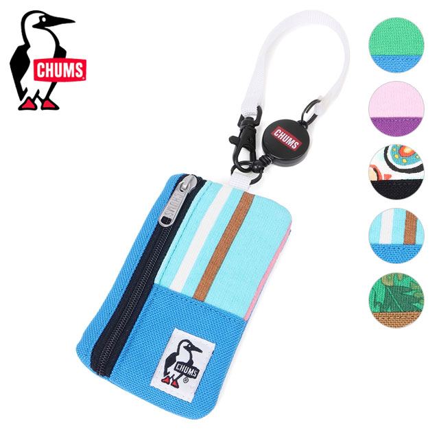 チャムス CHUMS コミューターパスケース ウェット ナイロン CH60-3619 SS24 Commuter Pass Case ...